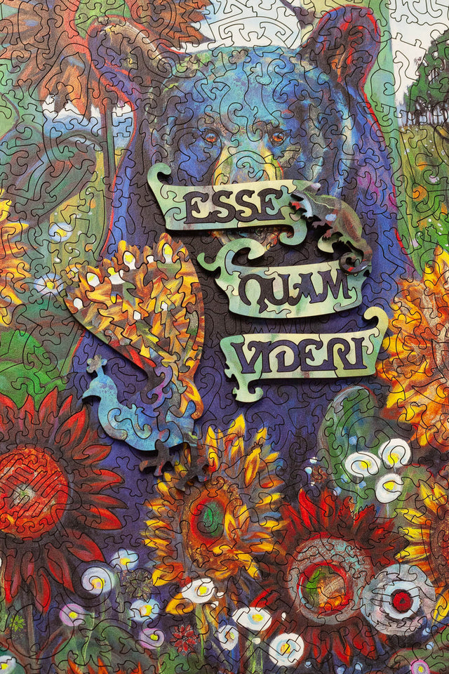 Stumpcraft Puzzles - Kari Lehr Queen Bee Wooden Jigsaw Puzzle ...