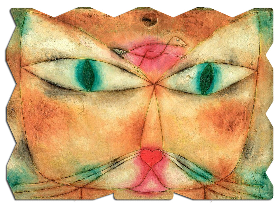 Ecru Puzzles - Paul Klee Cat and Bird Wooden Jigsaw Puzzle – Artifact ...