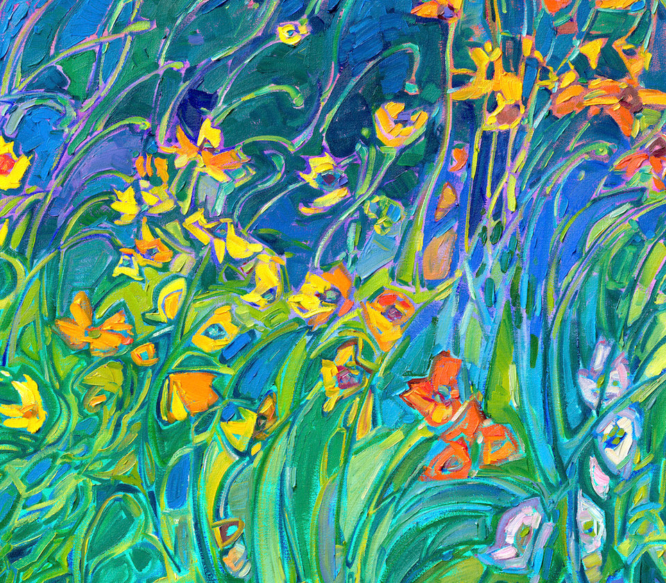 Artifact Puzzles - Erin Hanson Flurry Of Wildflowers Wooden Jigsaw Puz