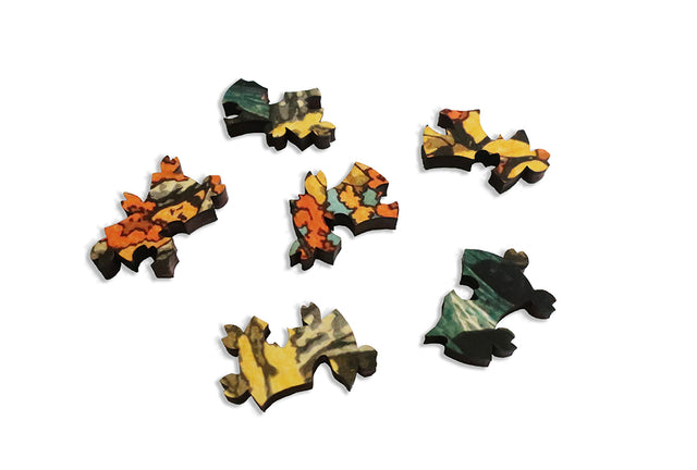 Ecru Puzzles - Kawase Hasui Fall Wooden Jigsaw Puzzle – Artifact Puzzles