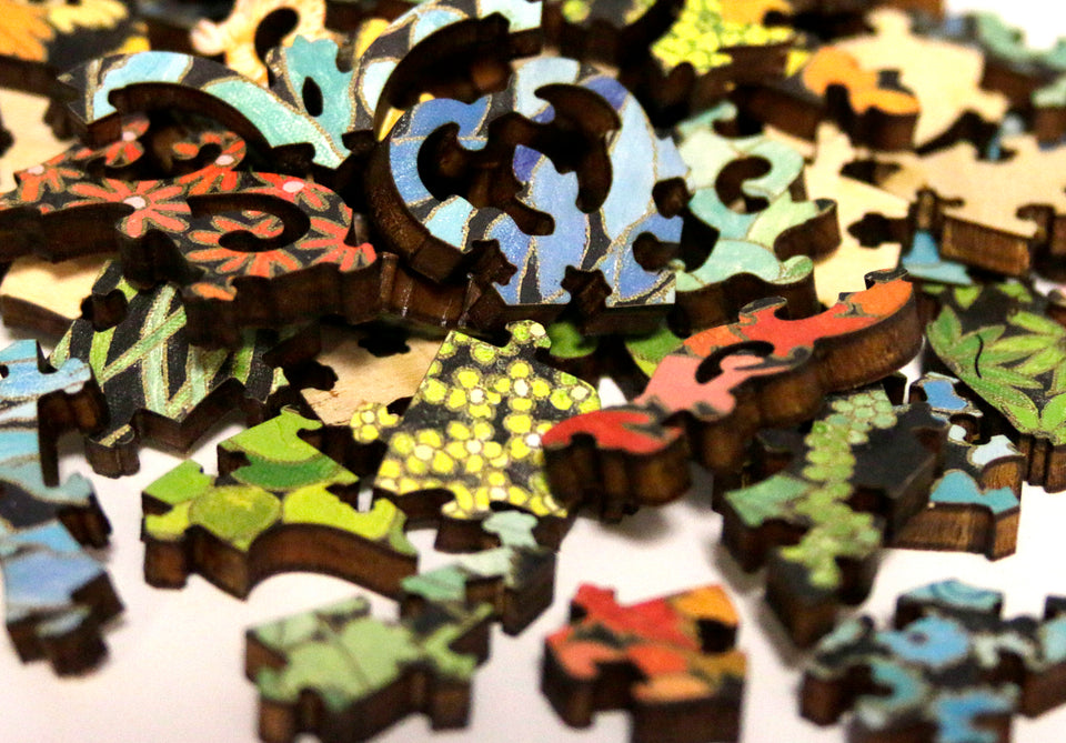 Artifact Puzzles - Sandi Rigby Botanical Dreaming Wooden Jigsaw Puzzle