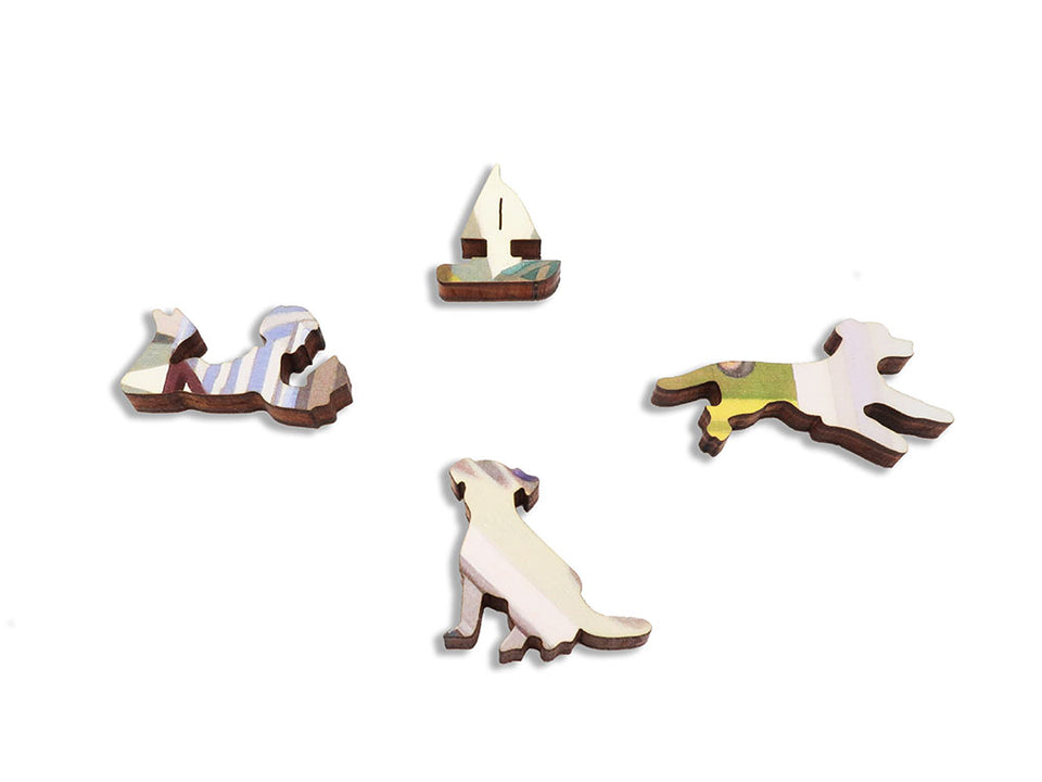 Artifact Puzzles - Kathryn Freeman The Sunday Paper Wooden Jigsaw Puzz